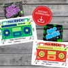 Editable Guitar Valentine Cards: Rock Star Printable (PDF) - Etsy