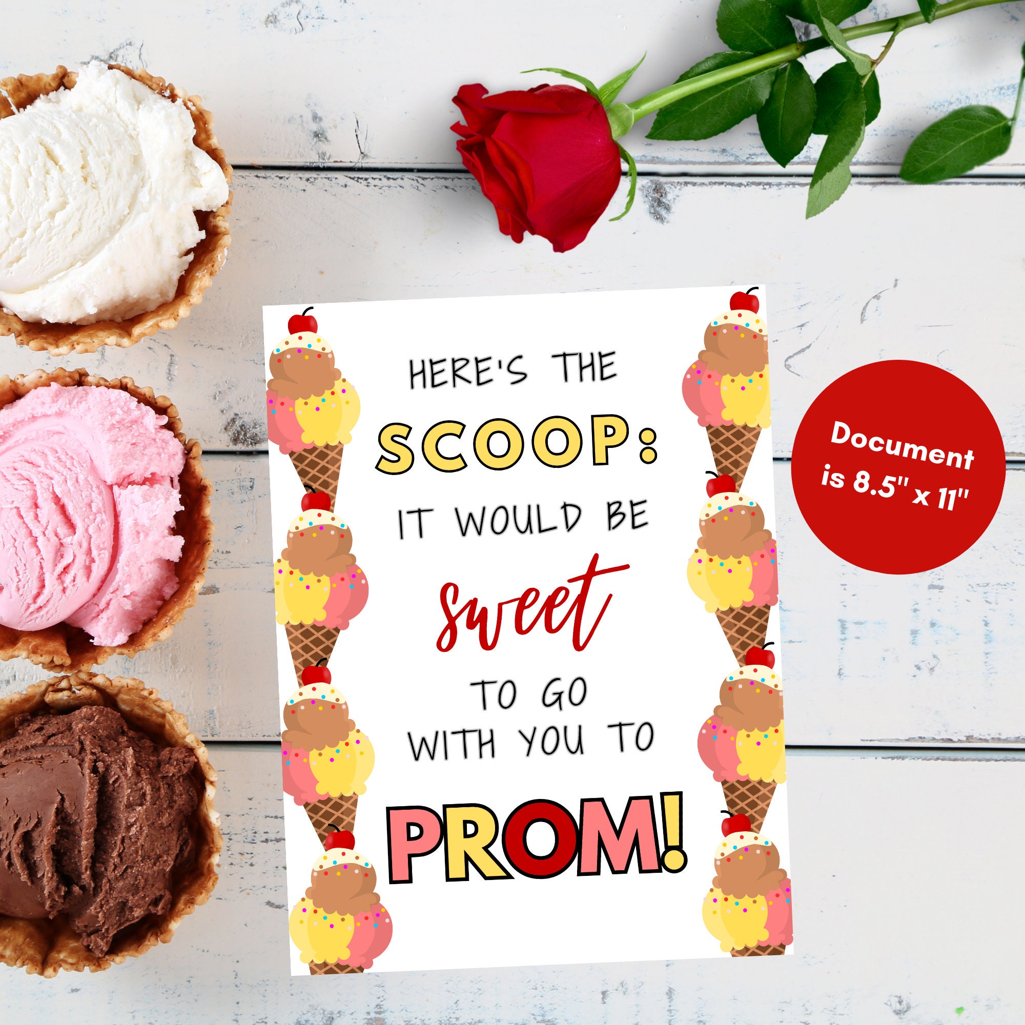 Prom Proposal Sign, Promposal Sign, Prom Proposal Poster, Promposal ...