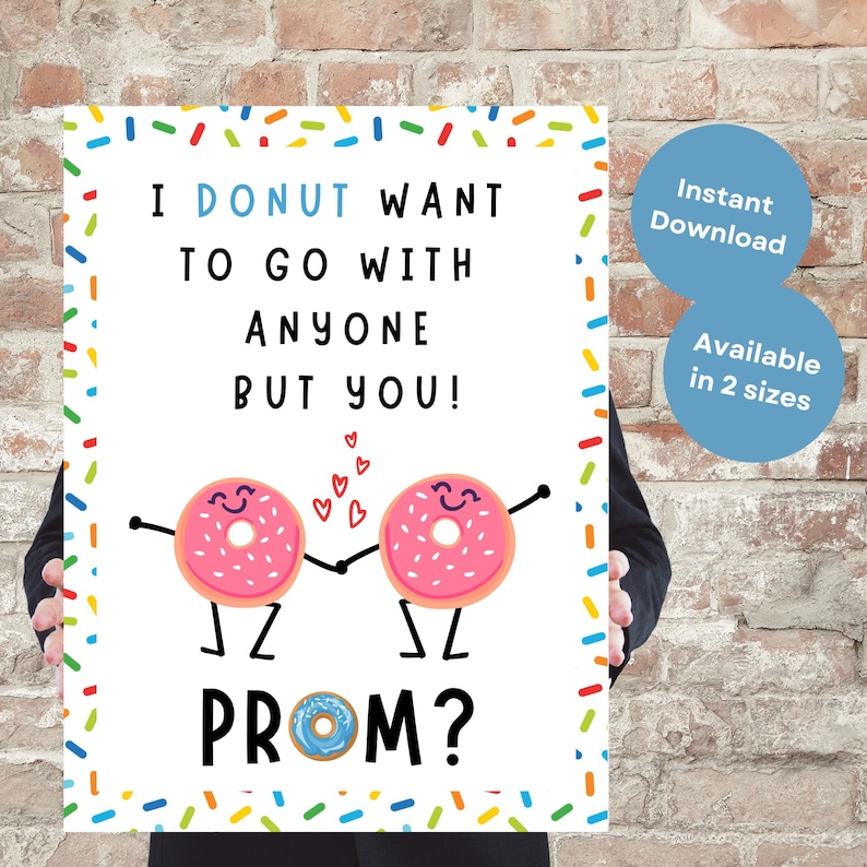 Prom Proposal, Promposal, Prom Proposal Sign, Promposal Sign, Prom ...