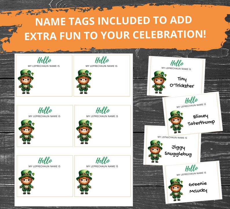 What's Your Leprechaun Name?, Leprechaun Name Game, St. Patrick's Day ...