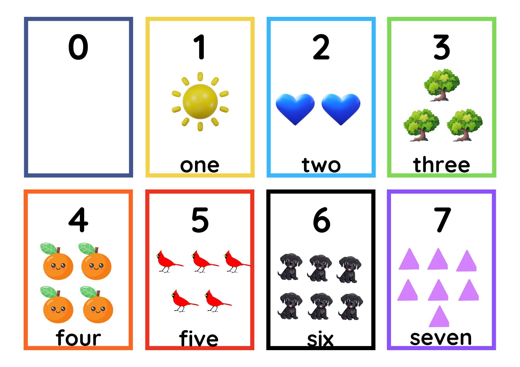 Educational Kids Flash Cards - Etsy