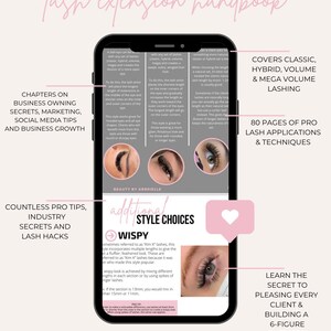 Lash Extension Manual: Classic, Hybrid, Volume, Mega Volume, Business ...