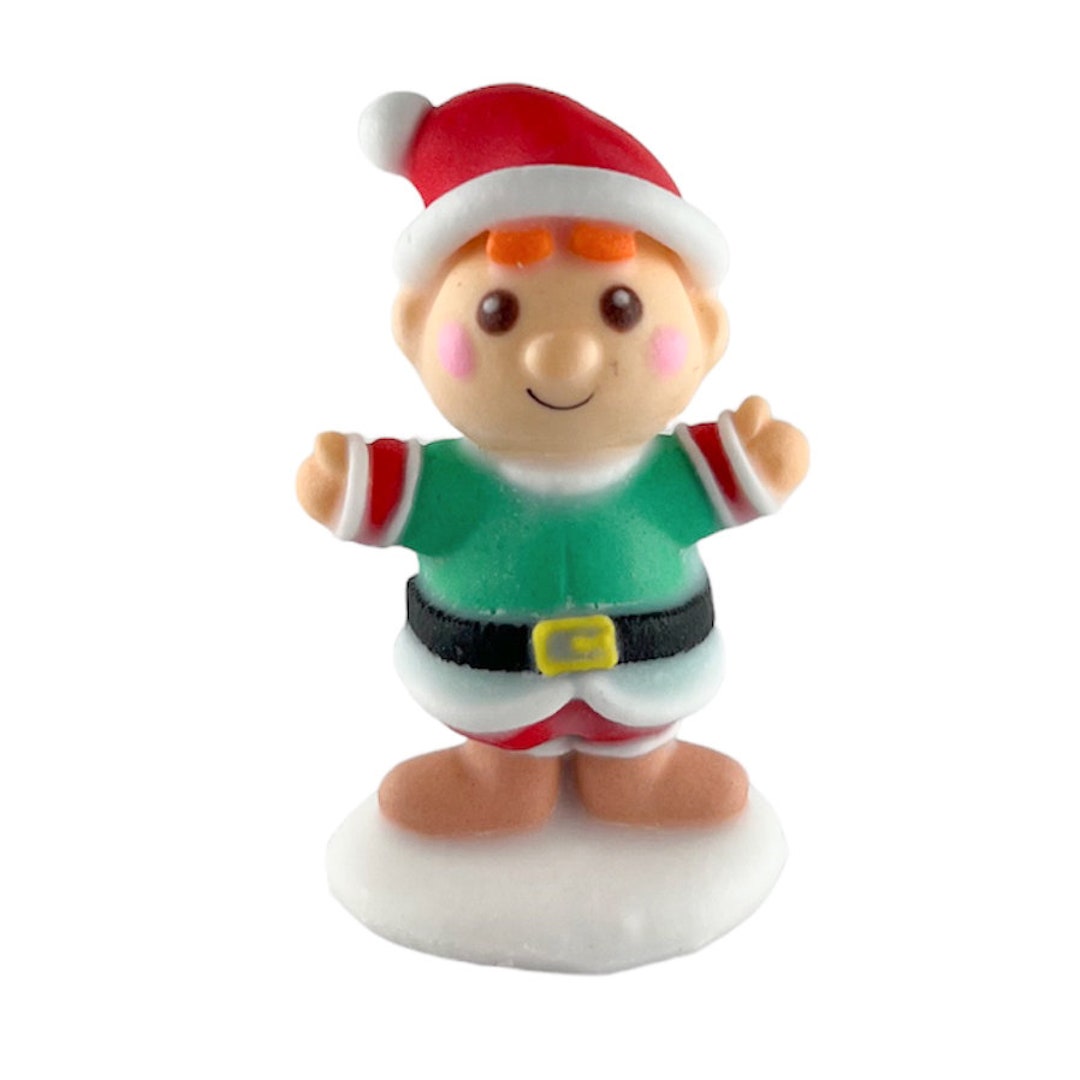 Edible Royal Icing Elf 3D Topper for Gingerbread House and Cake ...
