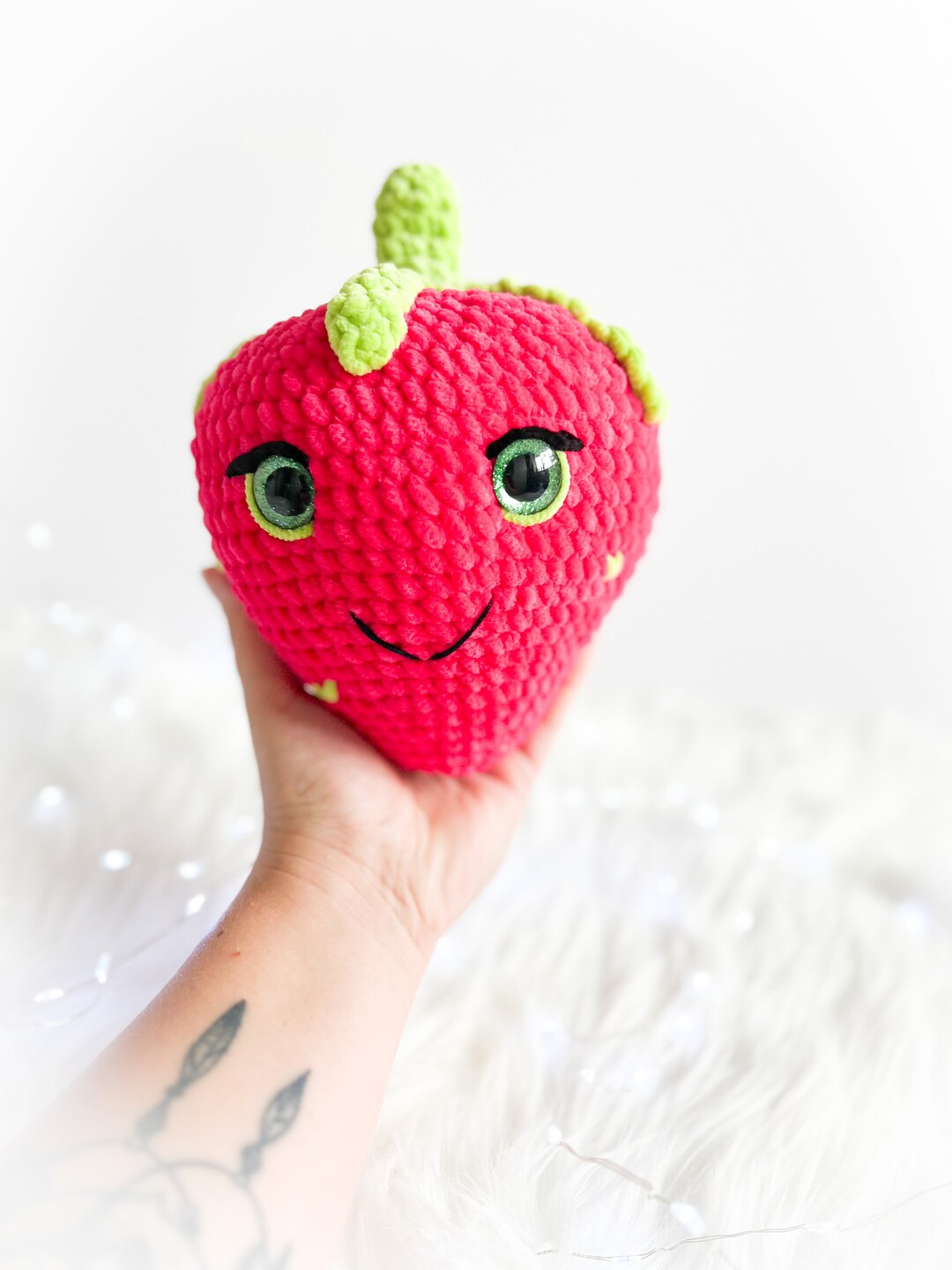 Barbie Strawberry Super Cute Pink Snuggle Toy Handmade - Etsy