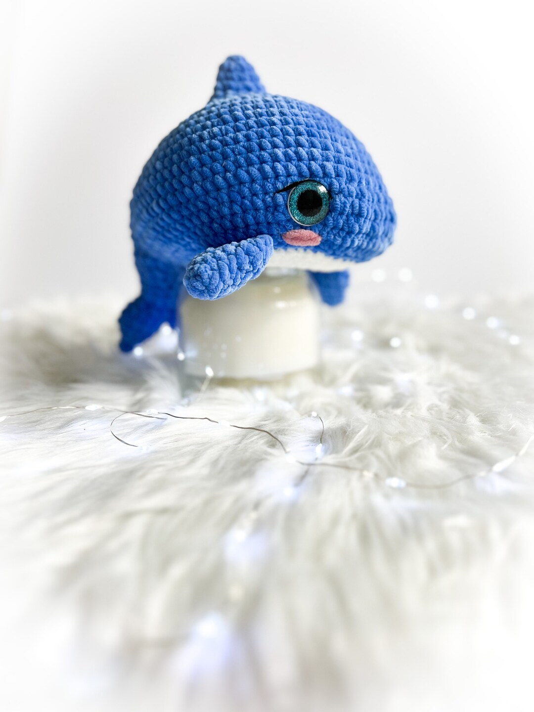 Flipper Dolphin Handmade Crochet Snuggle Toy Super Soft Plushie - Etsy