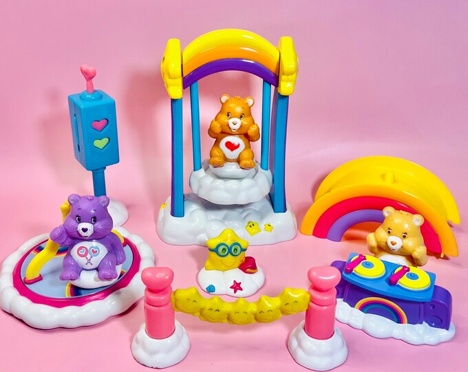 80s Care Bear Professor Cold Heart Poseable PVC Figure With - Etsy