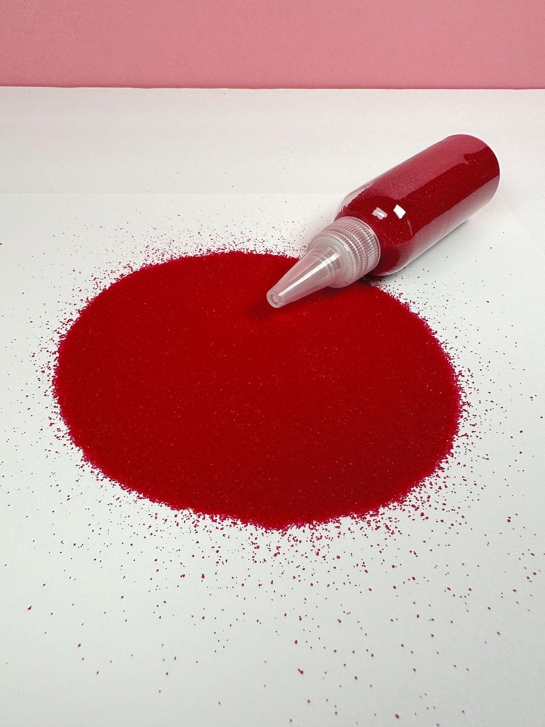 Red Sand Art Bottle | DIY Arts and Crafts Sand | Colored Craft Sand ...
