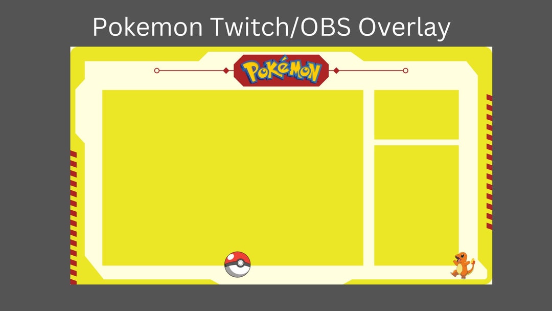 Pokemon Stream Overlay - Etsy