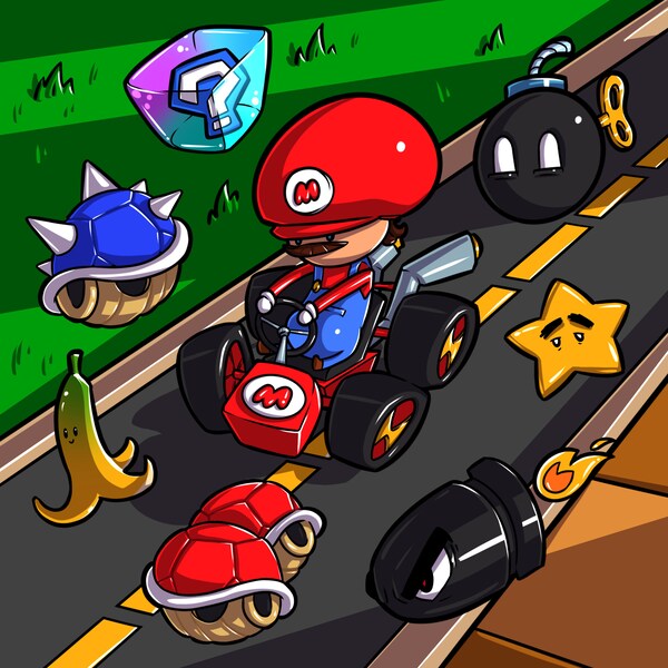 Nintendo Character Stickers - Etsy