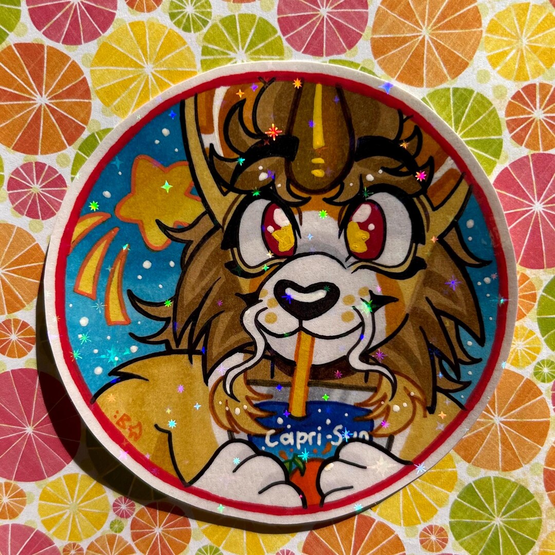 Custom Fursona Sticker | READ DESC. - Etsy