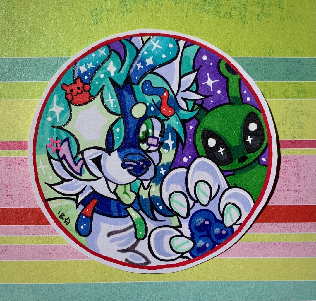 Custom Fursona Sticker READ DESC. - Etsy