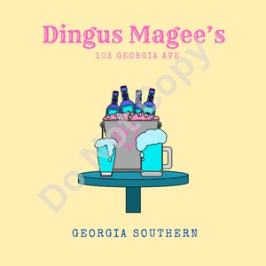 Gata, Georgia Southern University, GSU, College Prints, Digital ...