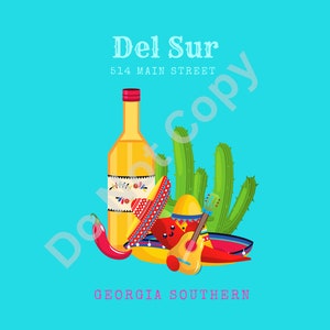 Gata, Georgia Southern University, GSU, College Prints, Digital ...