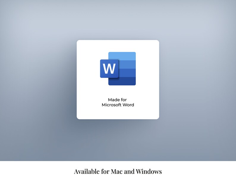 Classic Resume Template Executive CV Microsoft Word - Etsy