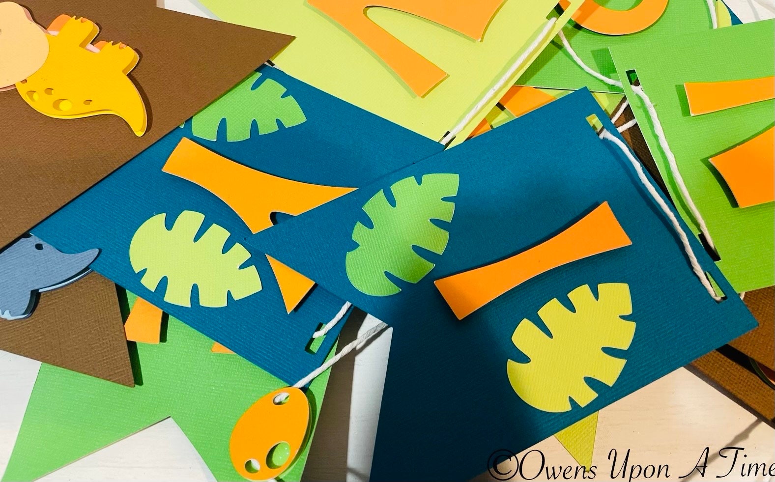 Dinosaur Theme Happy Birthday Banner Decorations-name and Age - Etsy