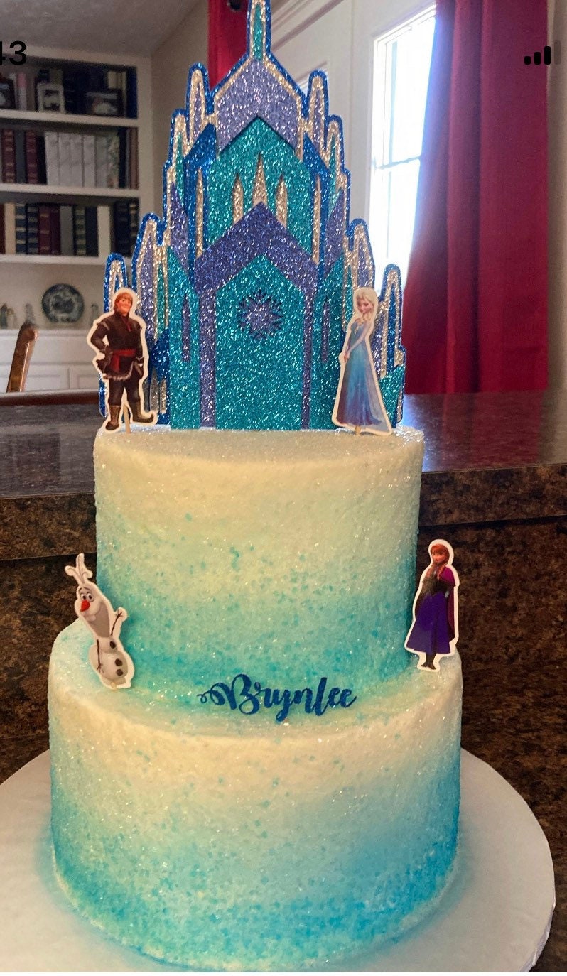Frozen Ice Castle Cake