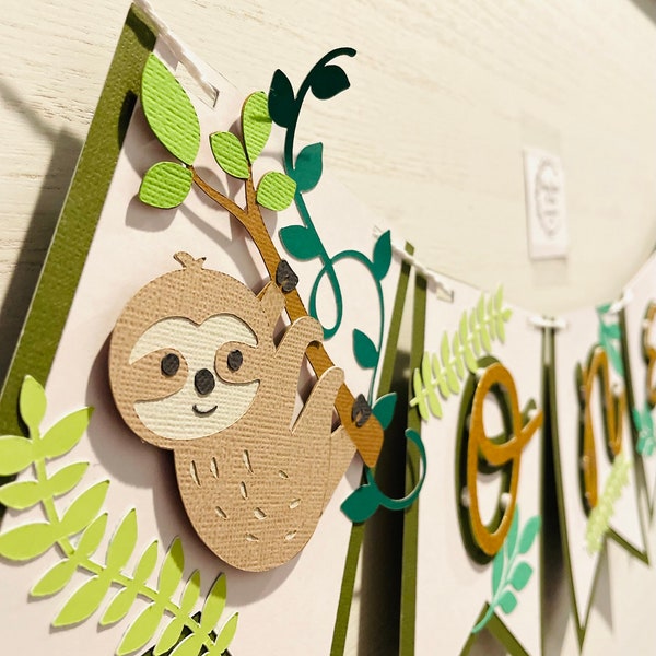Birthday Sloth Svg - Etsy