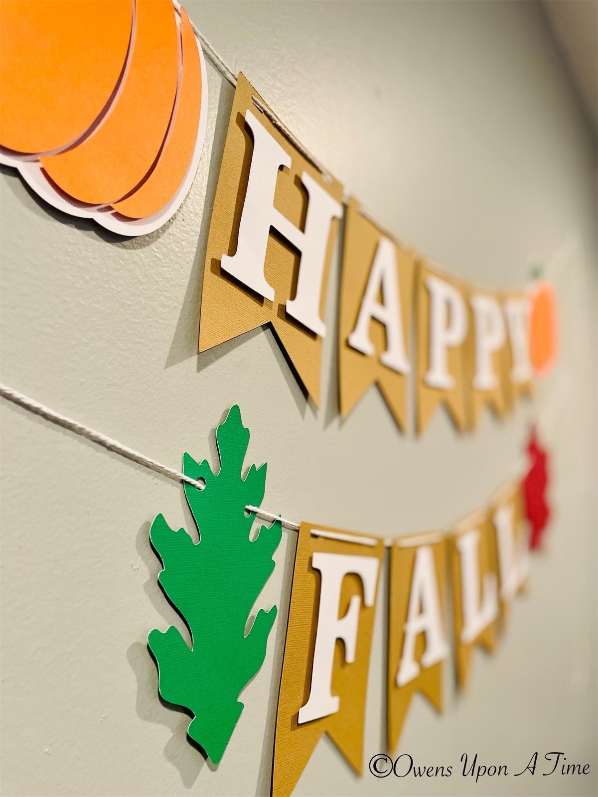 Happy Fall Banner-autumn Banner-thanksgiving Banner-seasonal ...