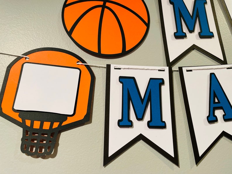 Basketball Themed Bannner-march Madness Banner-march Madness ...