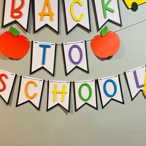 Back to School/kindergarten/grade Banner - Etsy