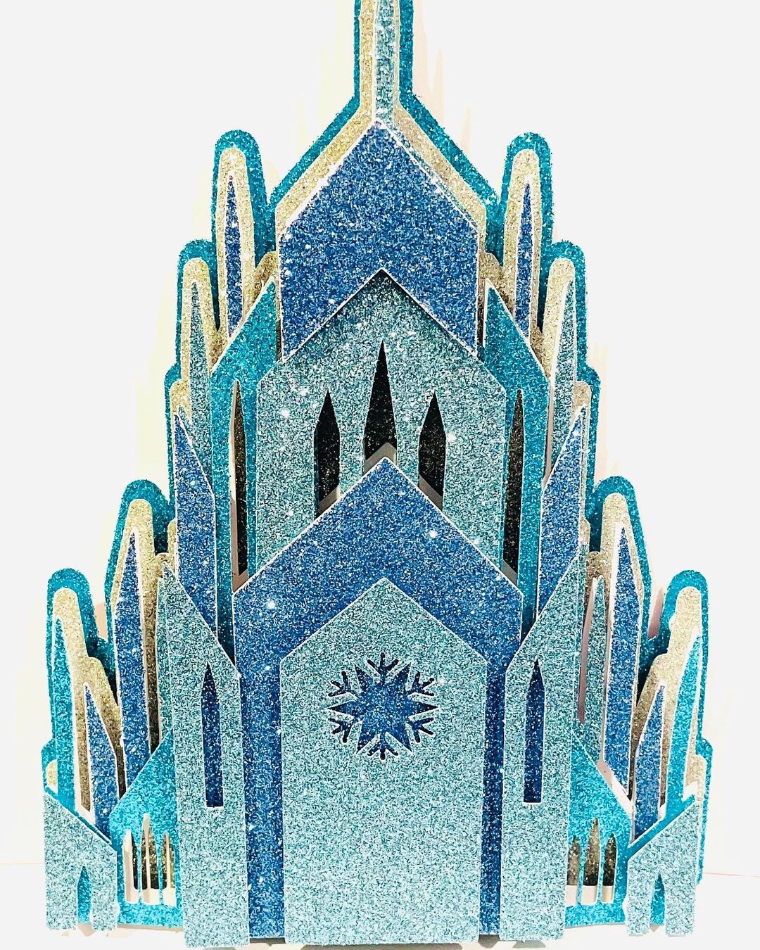 Ice Castle Cake Topper & Memento-stunning Cake Topper-personalized Cake ...