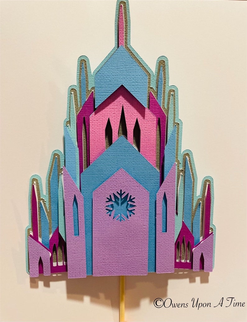 Ice Castle Cake Topper & Memento-stunning Cake - Etsy