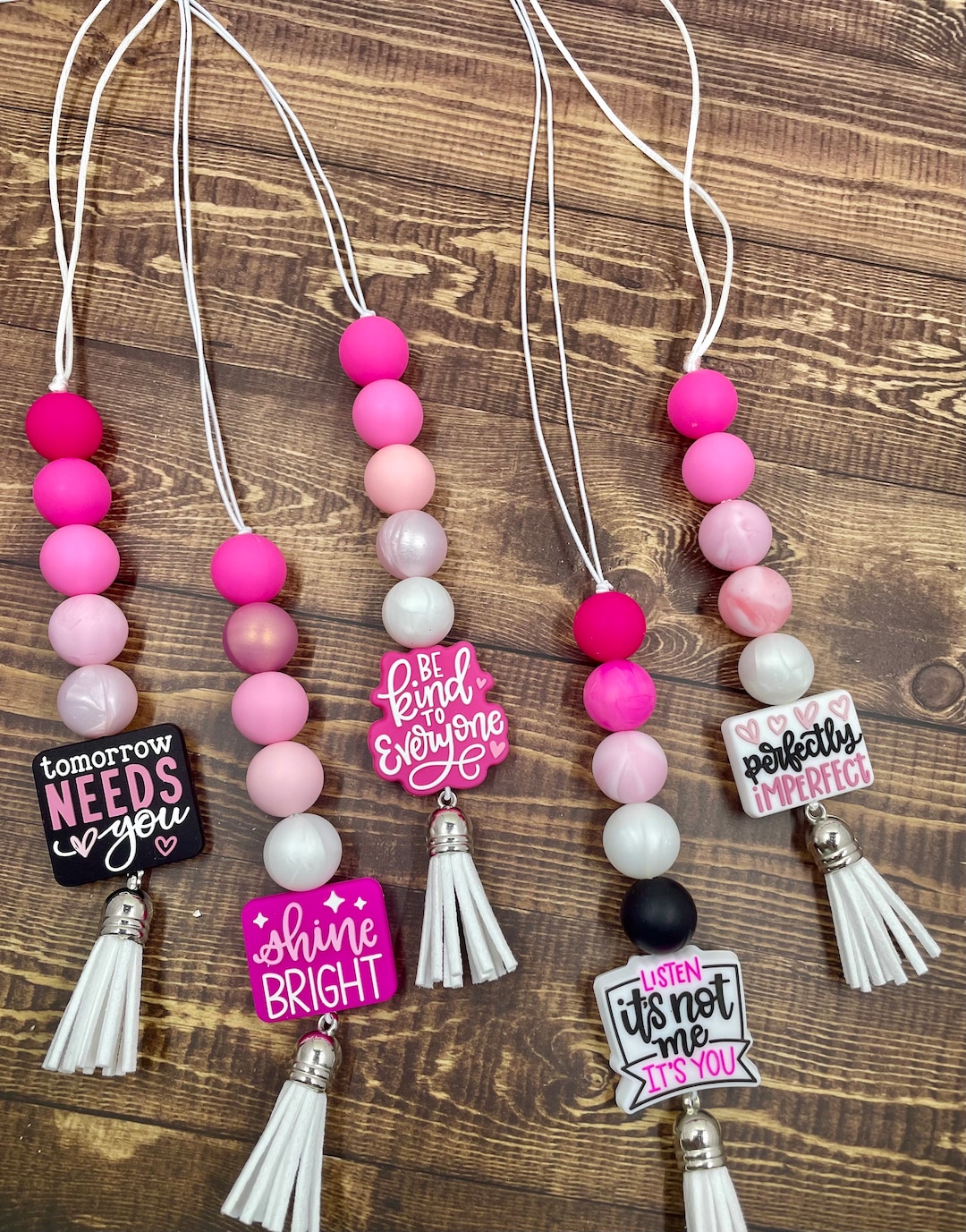 Beaded Rear View Mirror Car Charms-car Hangers-car Ornament Decor - Etsy