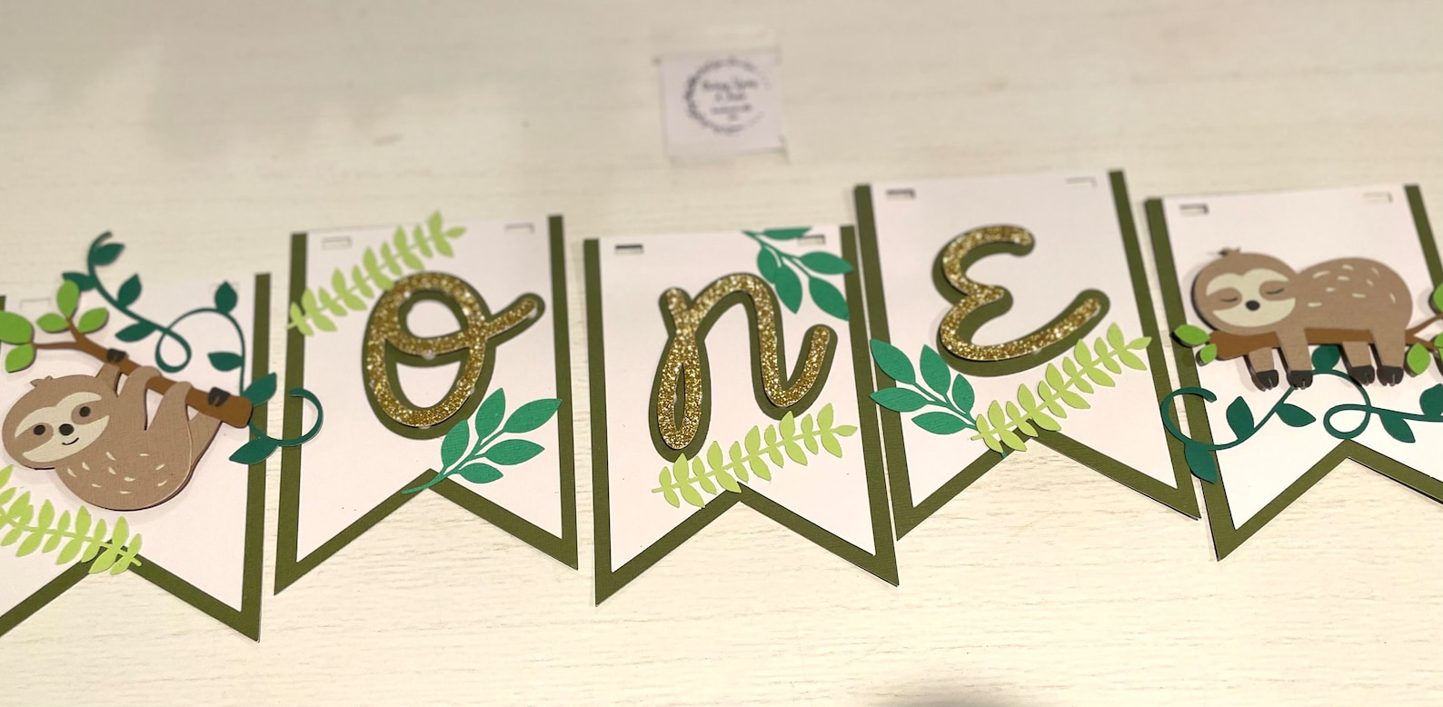 Sloth Themed Birthday/name/age Banner - Etsy
