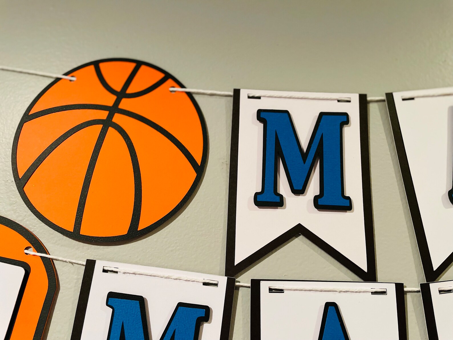 Basketball Themed Bannner-march Madness Banner-march Madness ...