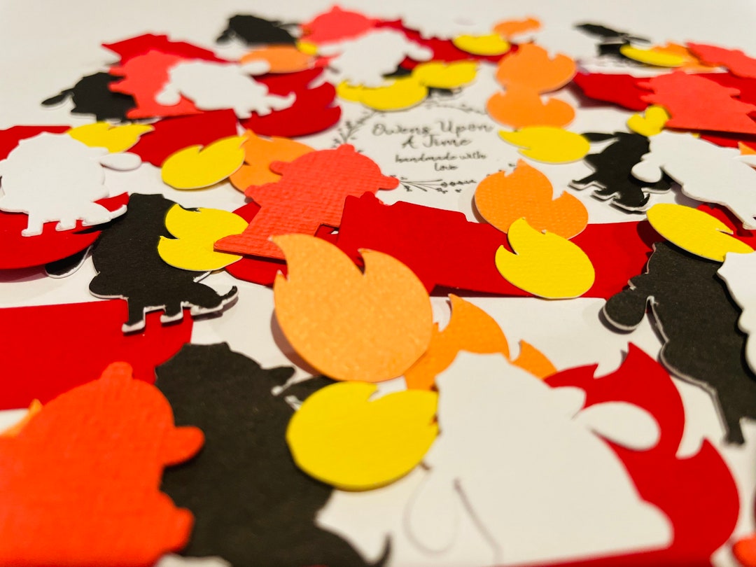 Fire Truck Themed Confetti/emergency Vehicle Confetti - Etsy