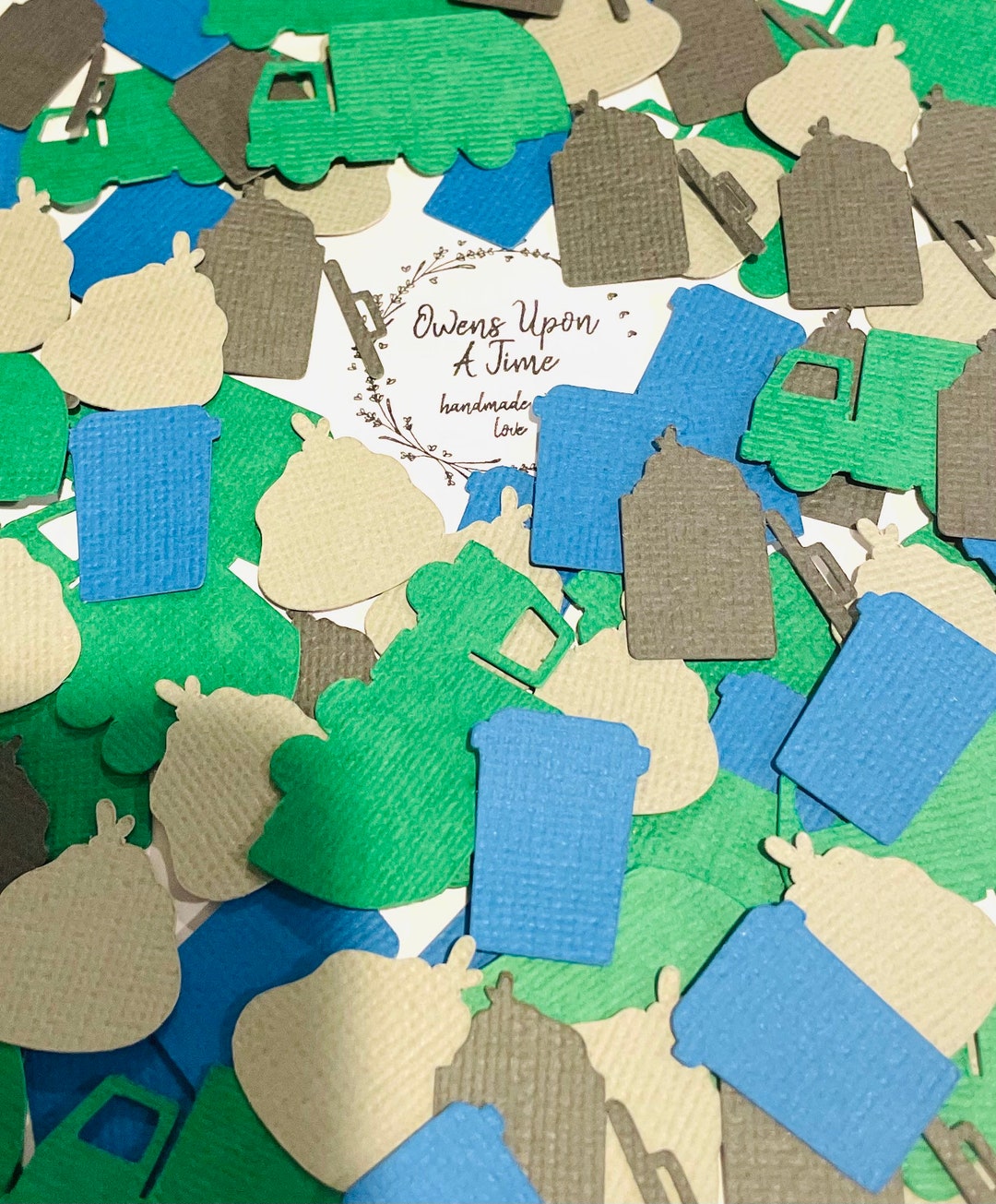 Trash Truck Party Confetti: Garbage Truck Birthday Decor - Etsy