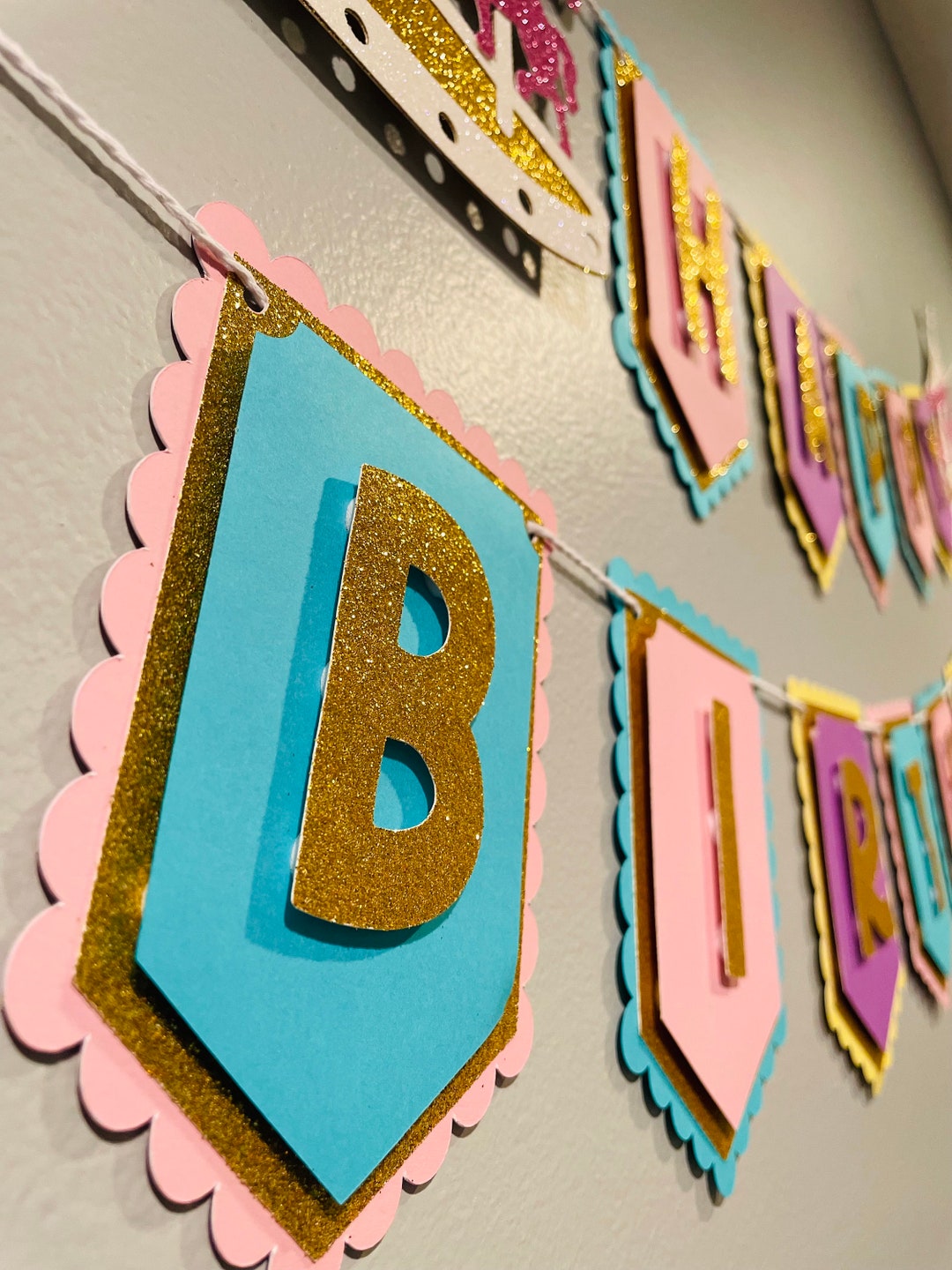 Carousel Themed Birthday Banner - Etsy