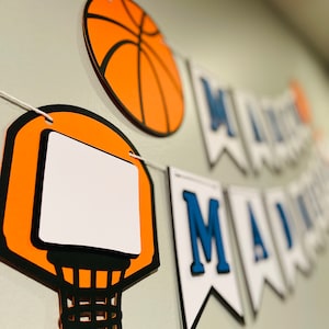 Basketball Themed Bannner-march Madness Banner-march Madness ...