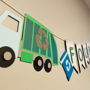 Trash Truck Banner-garbage Truck Party Decor-recycling Truck ...