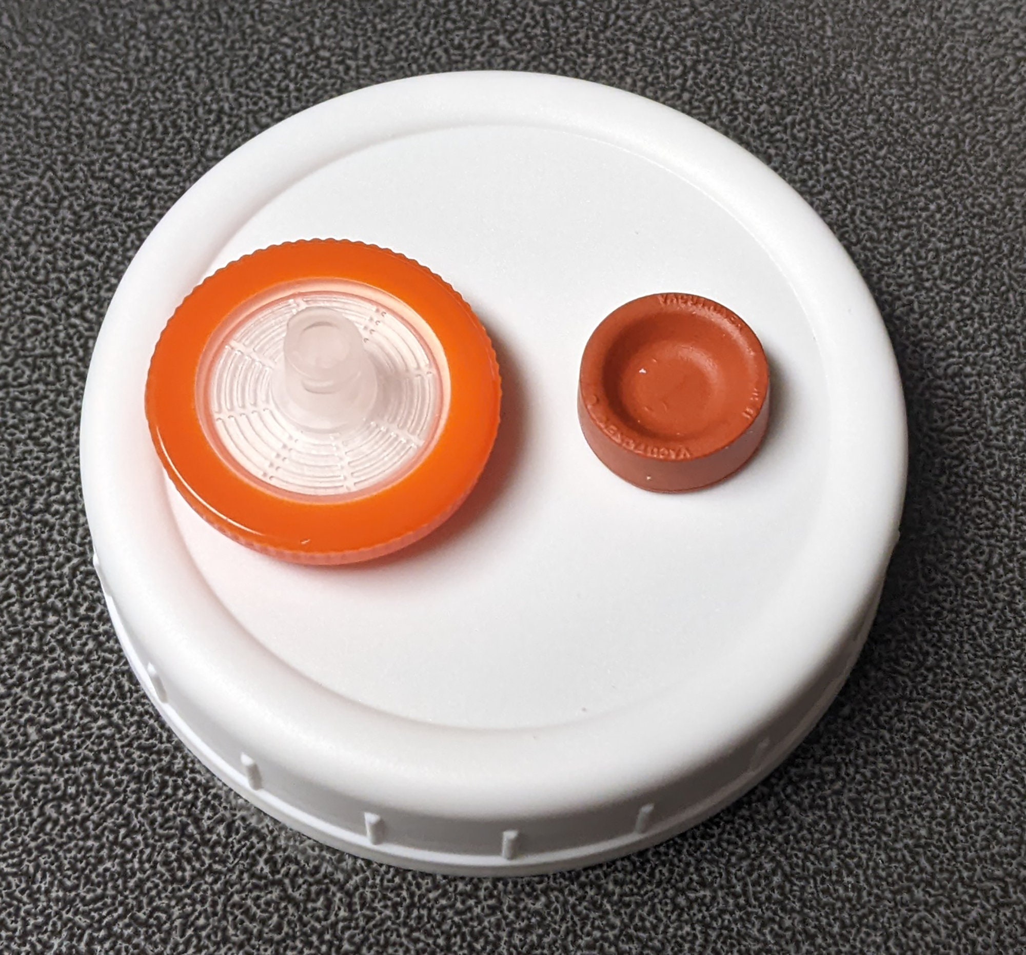 3 Plastic Liquid Culture Lids High Heat Injection Port - Etsy