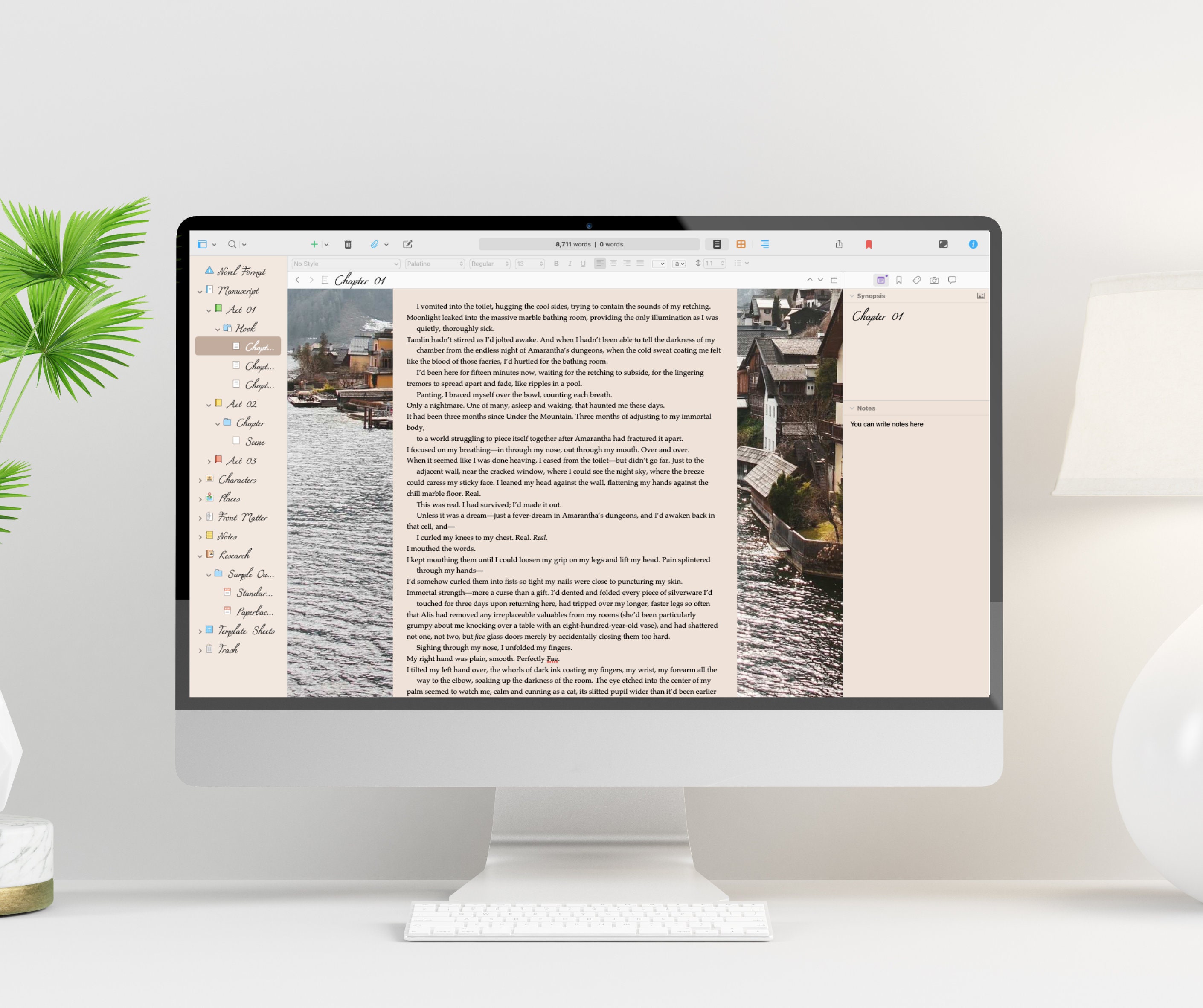 Cozy by the Sea Scrivener Theme | Scrivener Themes | Mac OS - Etsy