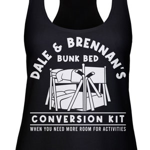 Dale & Brennan's Bunk Bed Conversion Kit Ladies Racerback Tank Top ...