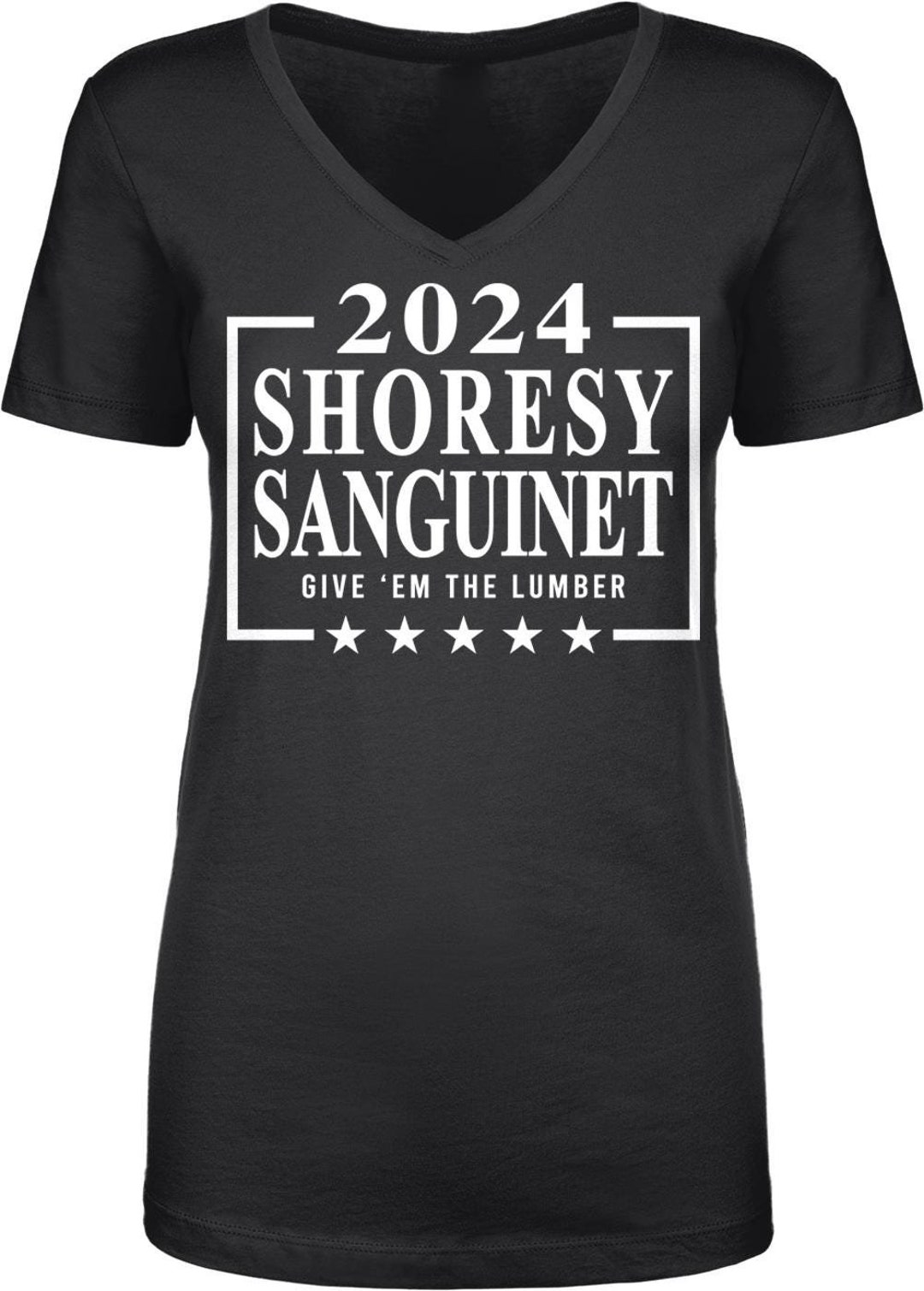 Shoresy Sanguinet 2024 Ladies Crewneck or V-neck T-shirt -pop Culture ...