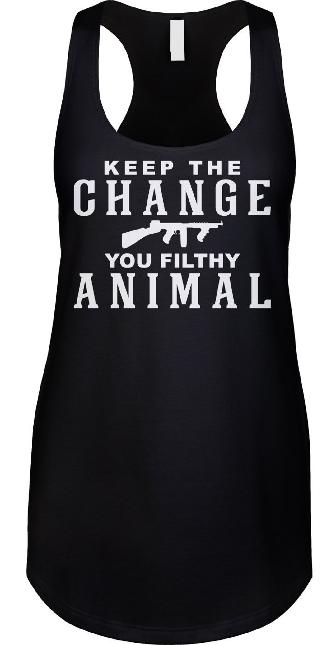 Keep the Change You Filthy Animal Racerback Tank Top - Home Alone ...