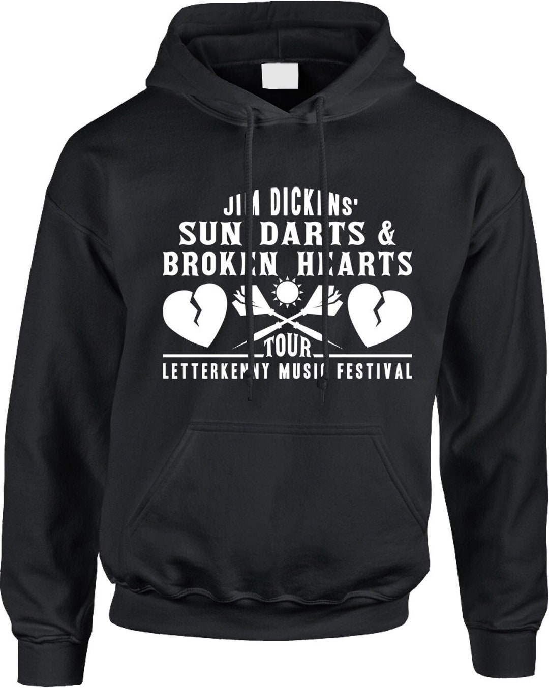 Jim Dickens' Sun Darts & Broken Hearts Tour Hoodie Pullover or Crewneck ...