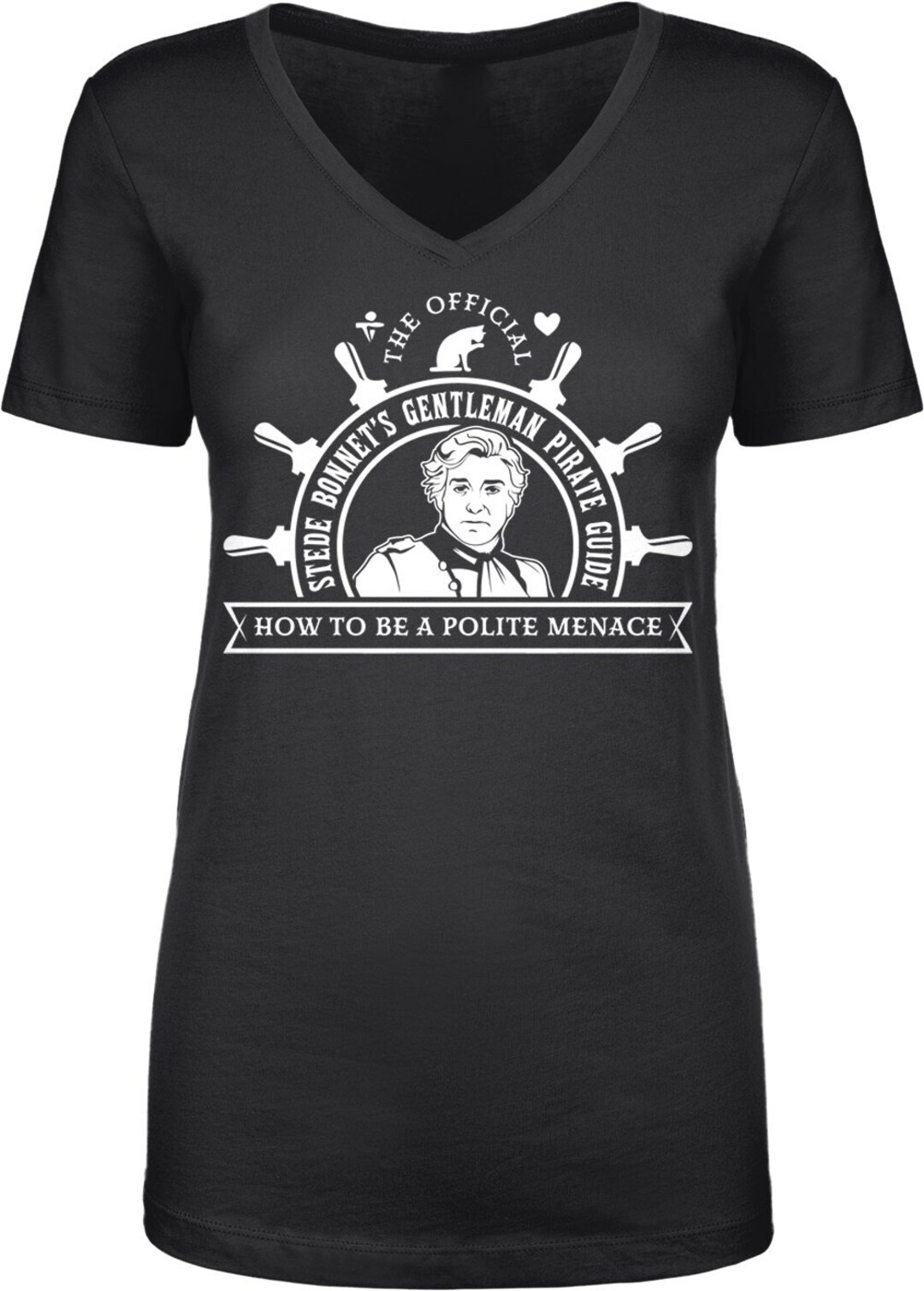 How to Be A Polite Menace Crewneck or V-neck T-shirt -funny, Pop Culture Shirt - Etsy