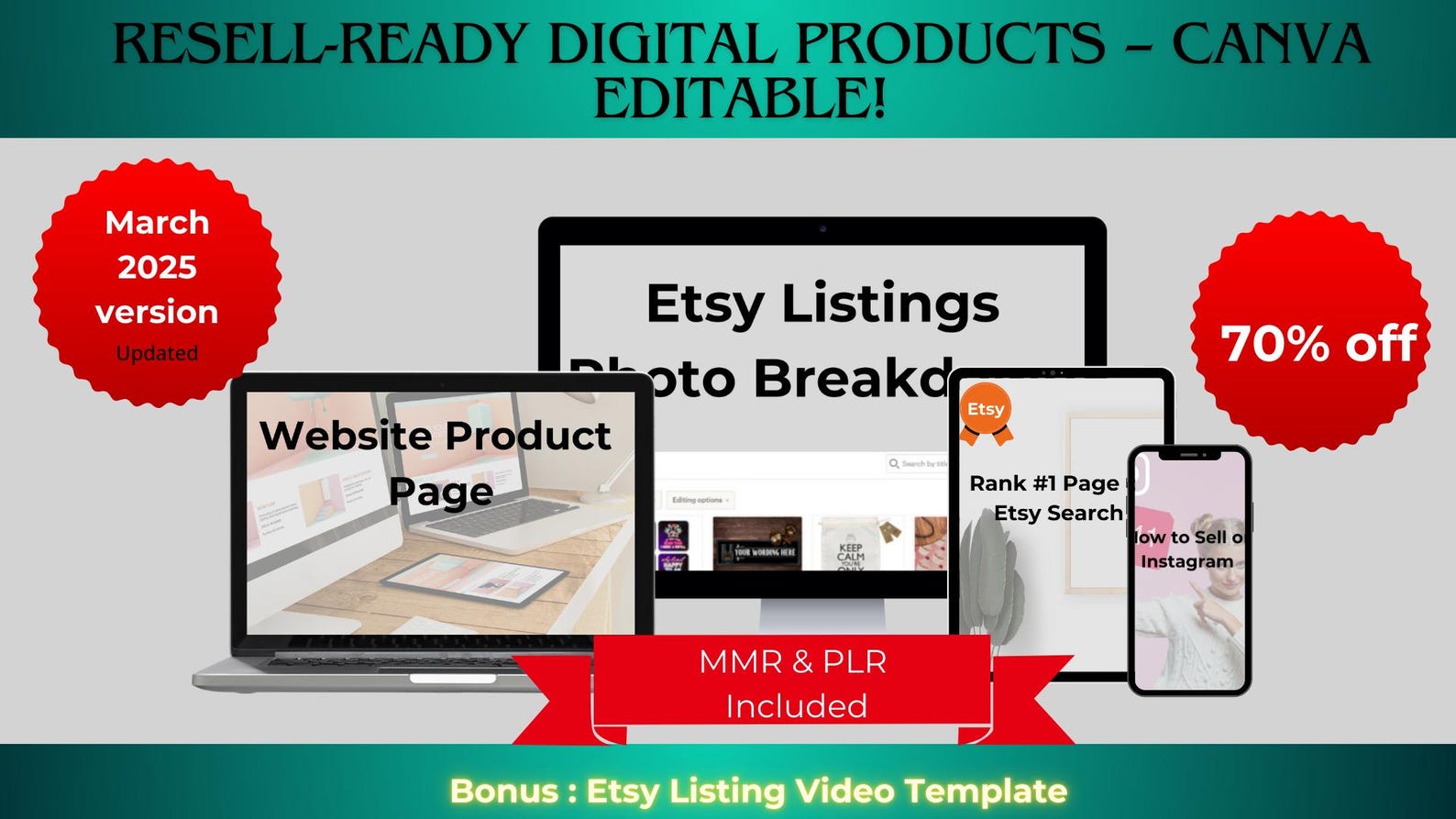 Complete Canva Templates Library With Master Resell Rights (MRR) and ...