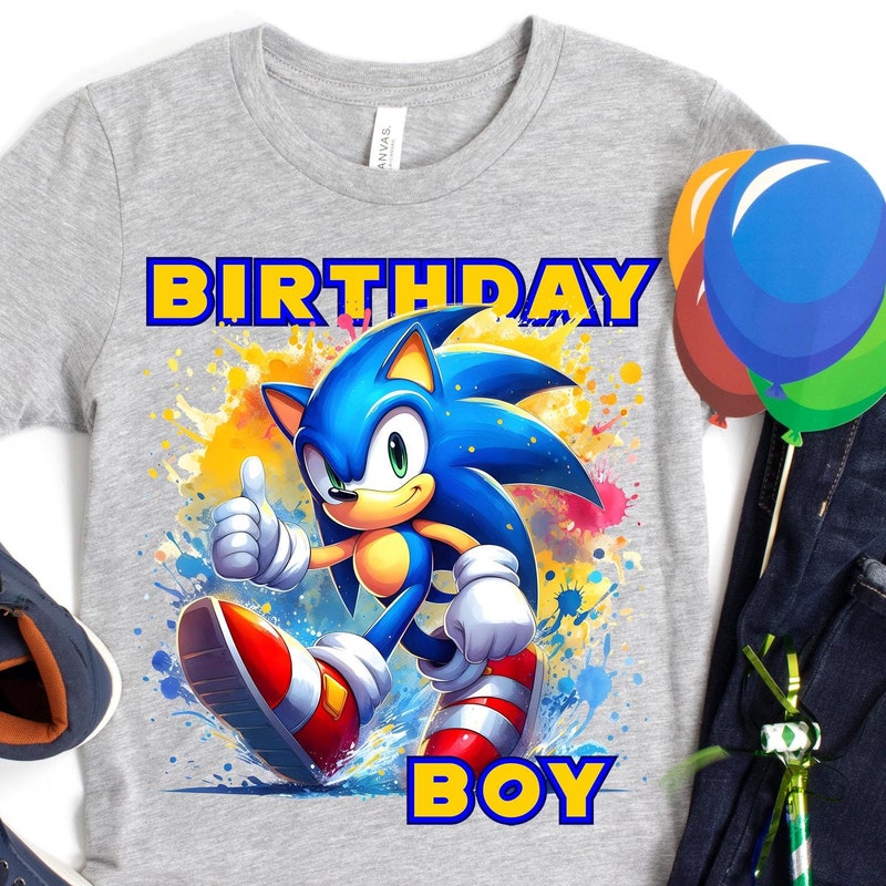 Sonic the Hedgehog Birthday - Etsy