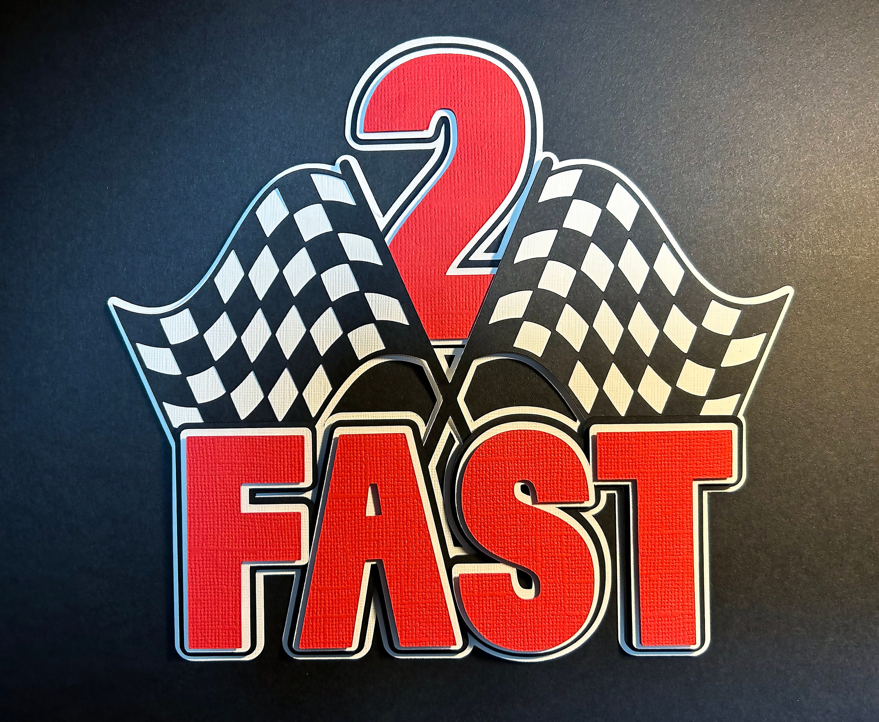 2 Fast Cake Topper 2 Fast Birthday Cake Topper Two Fast Birthday Two ...