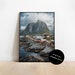 Norway Segla Senja Poster Mountain Wall Art Instant Download Digital ...