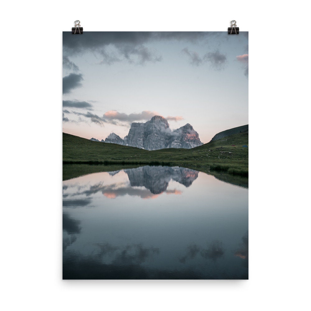 Dolomites Poster Wall Art | Dolomites Landscape Nature Photography ...