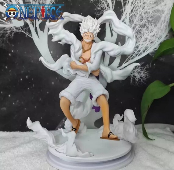 25 Cm Sun God Nika Luffy Gear 5 Figure With Cardboard - Etsy
