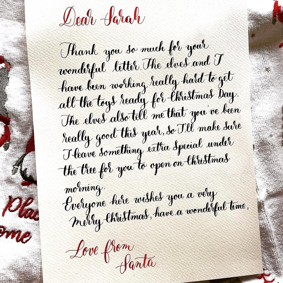 LETTER FROM SANTA - Etsy