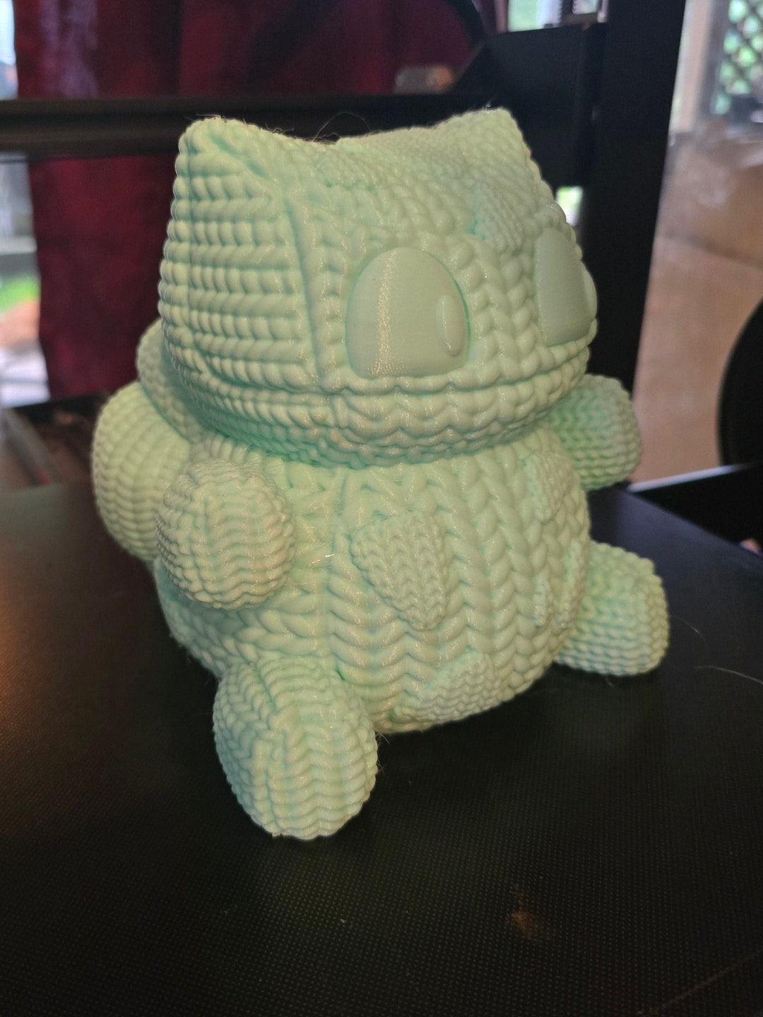 Bulbasaur Knitted Texture 3D Printed - Etsy