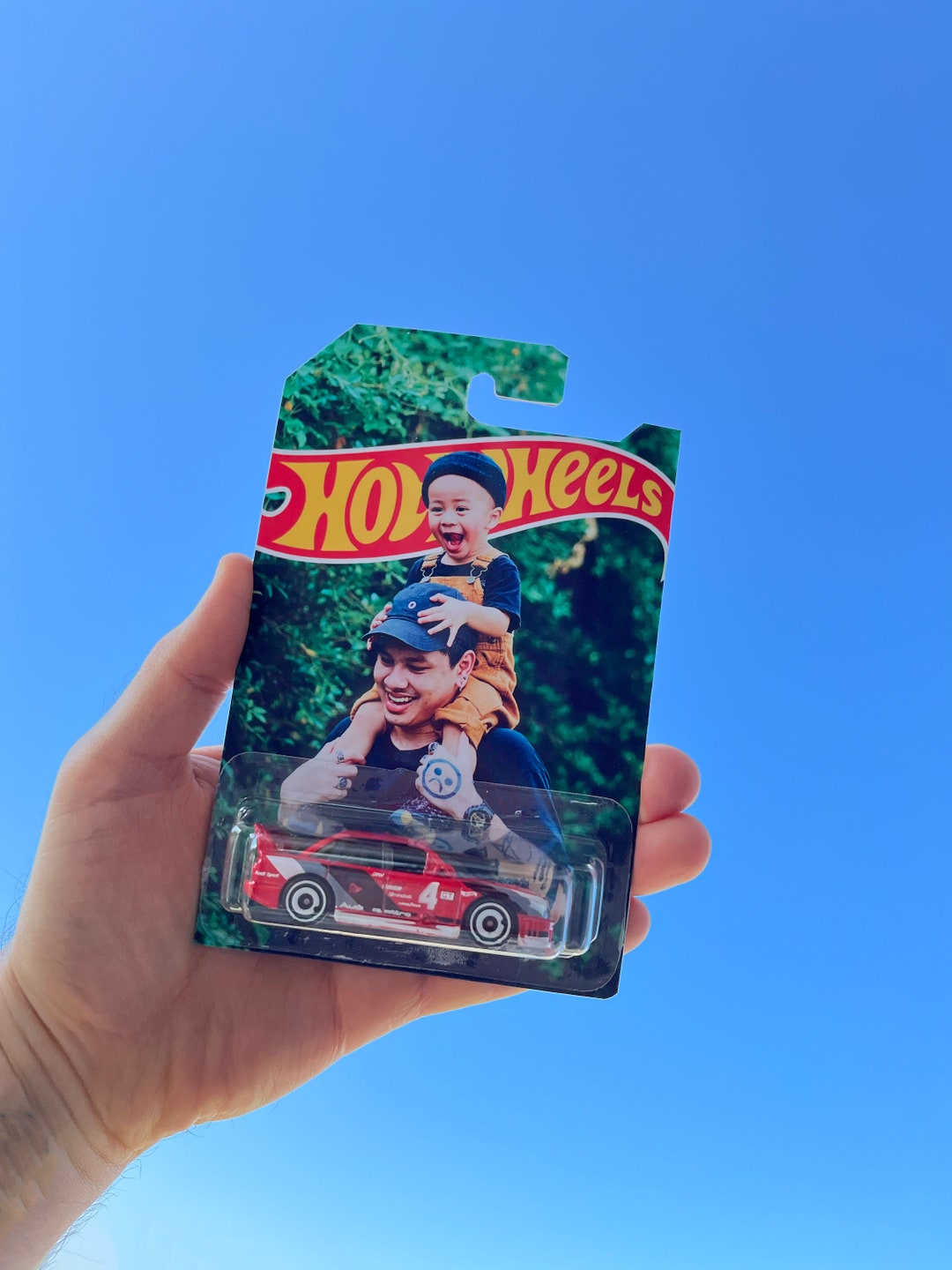 Personalized Hot Wheels Photo Background Original Packaging ...